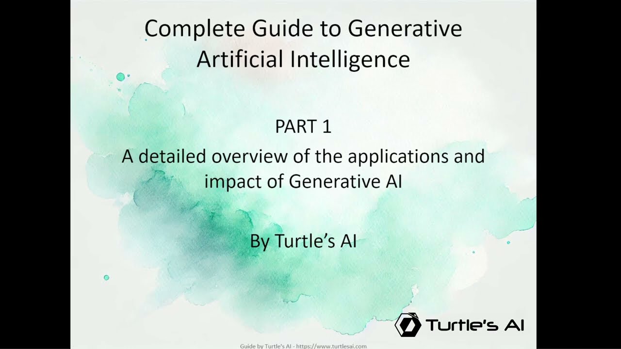 Guide to Generative Artificial Intelligence GenAI - AI - part 1 ...
